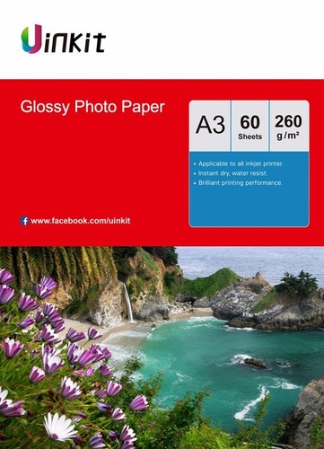 A3 High Glossy Photo Paper Inkjet Paper 260Gsm Printer 420x297 ...