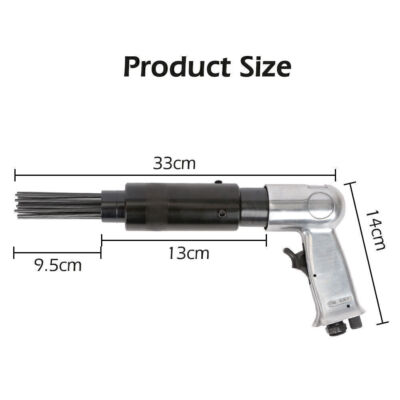 19 Pin Needle Scaler Pneumatic Air Gun Chisel Tool Dirt Rust Remove ...