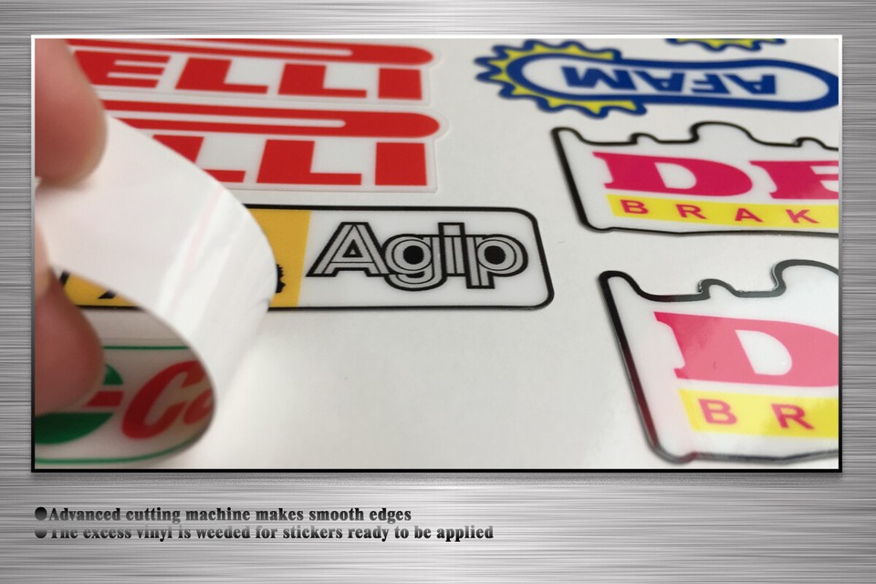 MX Graphics Sponsor Sticker Kit Vinyl Decal Dirt Bike RC Car Boat ...