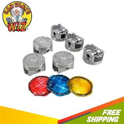 Pistons and Rings Fits 08-11 Honda Pilot 3.5L V6 SOHC 24v J35Z2 J35Z3 ...