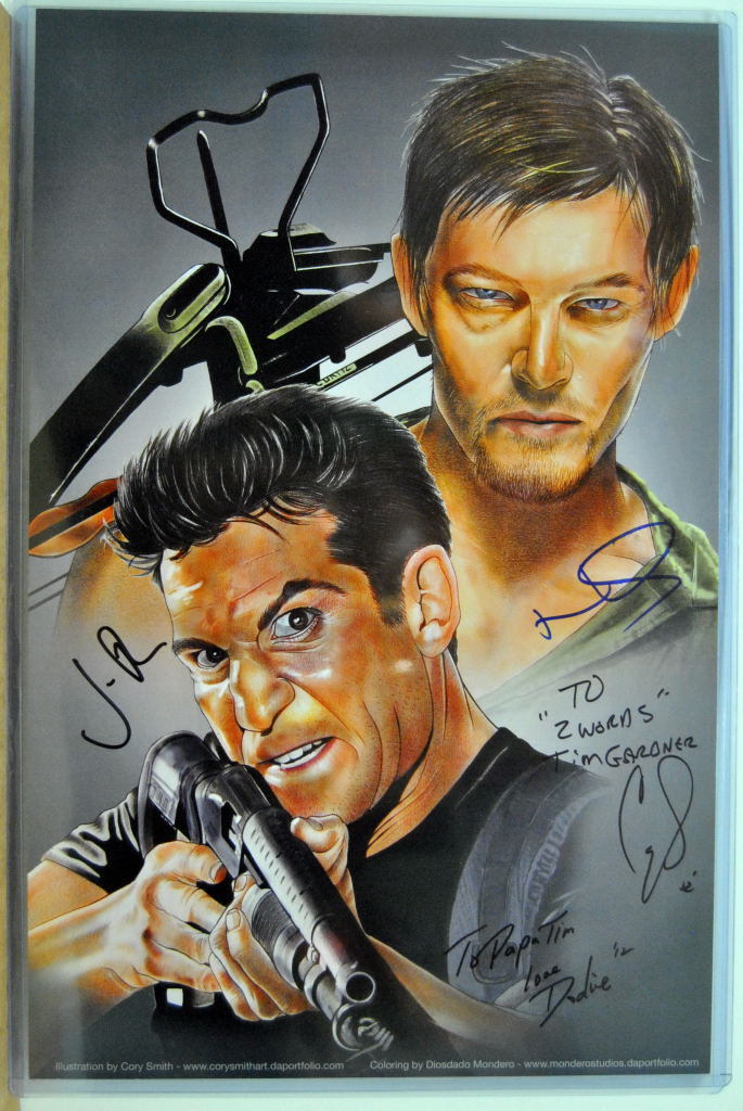 Norman Reedus Und Jon Bernthal Talking Triple 9 With Norman Reedus