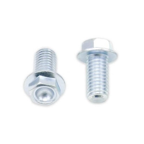 Bolt Motorcycle Hardware Hex Head Low-Profile Flange Bolts M8 x 16mm 10 ...