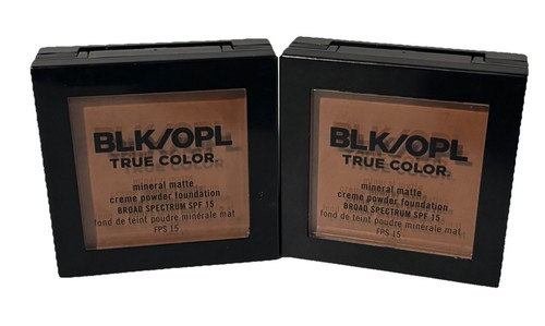 2 Pk BLK/OPL True Color Pore Perfecting Powder Foundation 520 Hazelnut ...