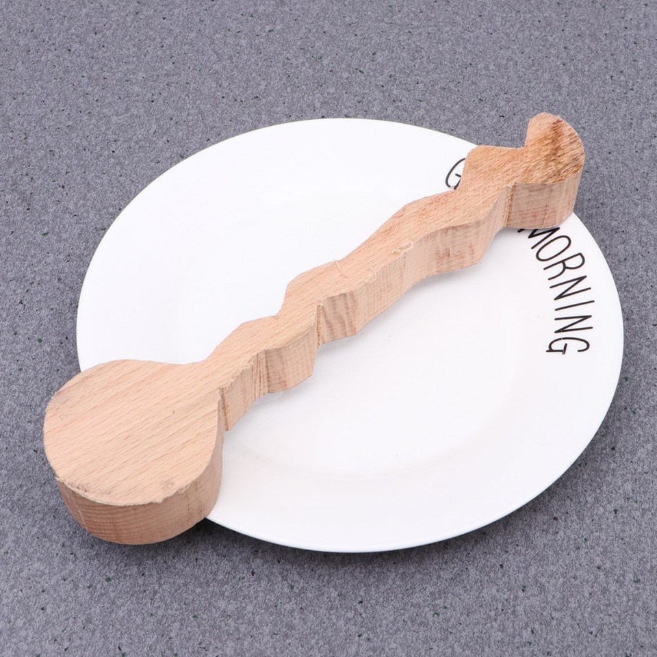 1pc DIY Unfinished Scoop Rough Wooden Spoon Hand Paiting Spoon ...