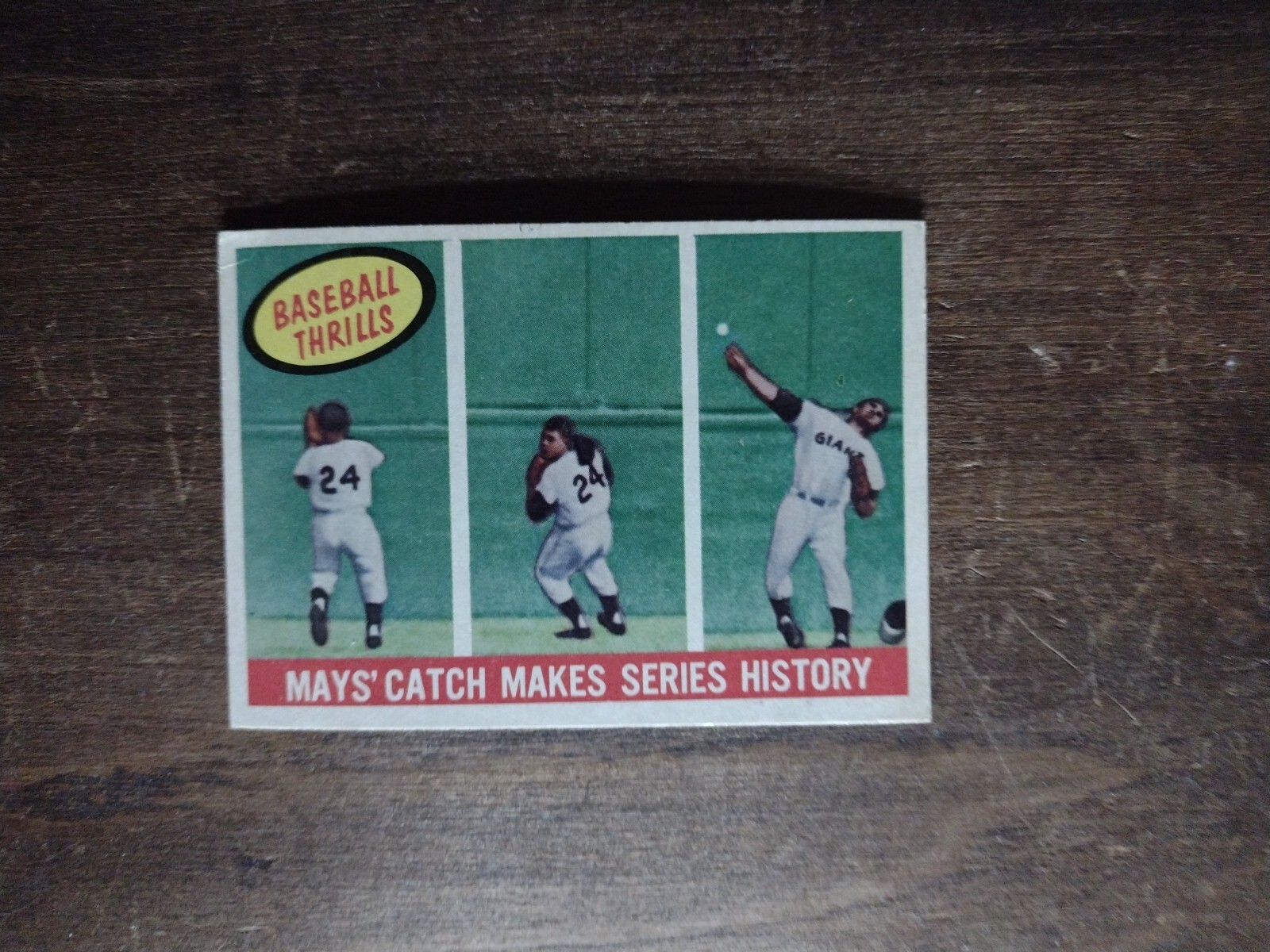 1959 Topps 464 Willie Mays' Catch Makes Series Histroy NICE Corners ...