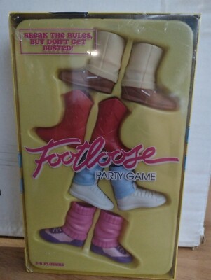 Footloose Party Board Game From The Hit Movie + 8 Finger Shoes | eBay