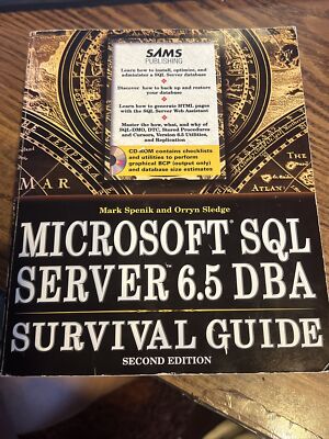 Microsoft SQL Server 6.5 DBA Survival Guide by Mark Spenik; Orryn Sledge 9780672309595| eBay