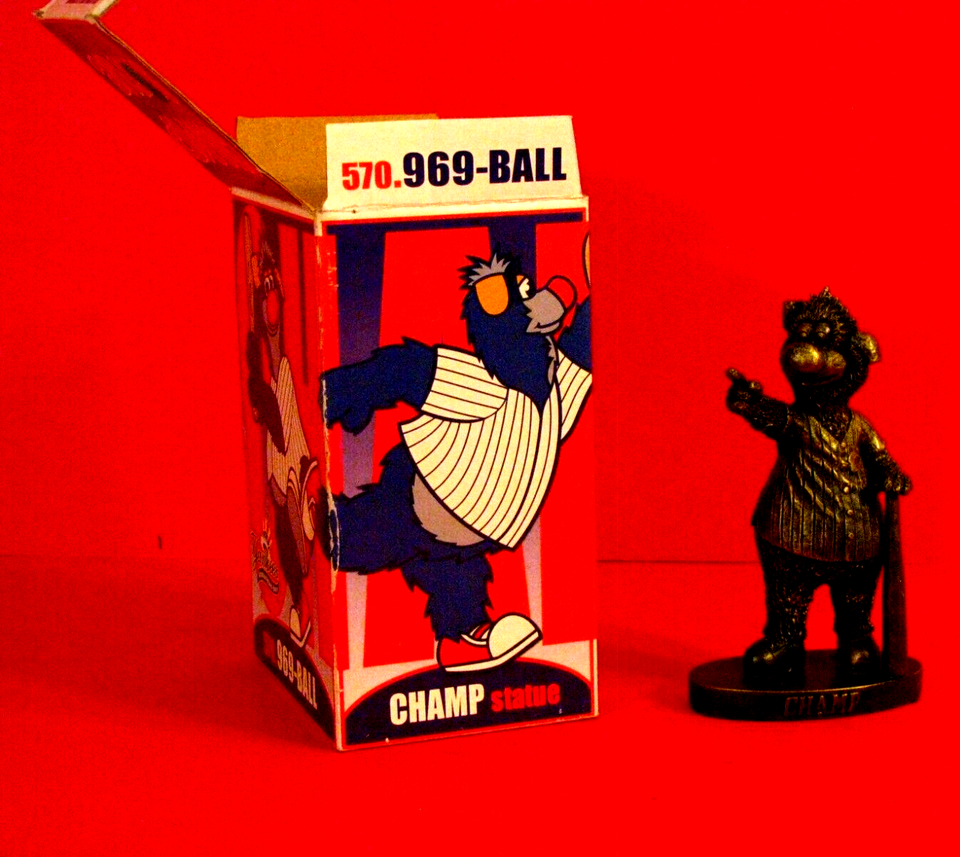 CHAMP STATUE SCRANTON/WILKES-BARRE YANKEES/RAILRIDERS MASCOT Free ...