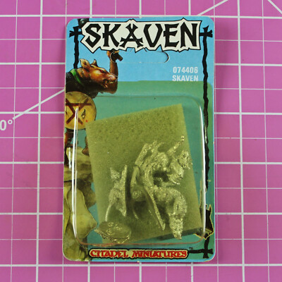 Warhammer Skaven Packmaster and Giant Rats NIB Metal - OOP - Classic ...