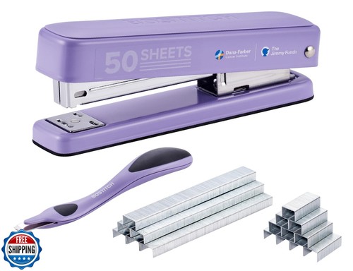 Bostitch Titan Heavy Duty Metal Stapler, 50 Sheet Capacity with 1250 ...
