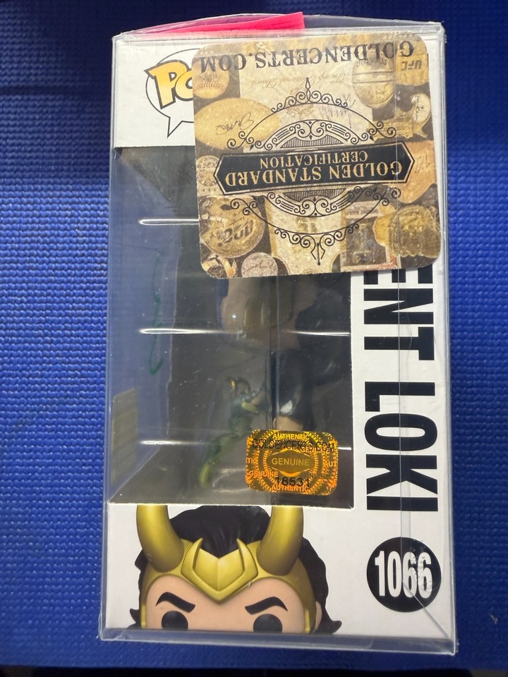 Matt Damon Signed Funko Pop #1066 President Loki Marvel W/Golden ...