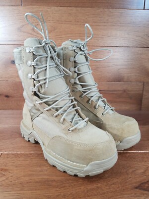 Danner RIVOT TFX Men's Tan Suede Steel Safty Toe 8" Boots Size 7D Made ...