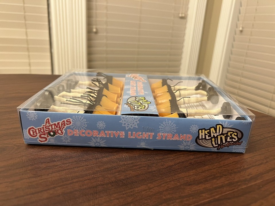 A Christmas Story Decorative Leg Lamp Light Strand Head Lites Holiday ...