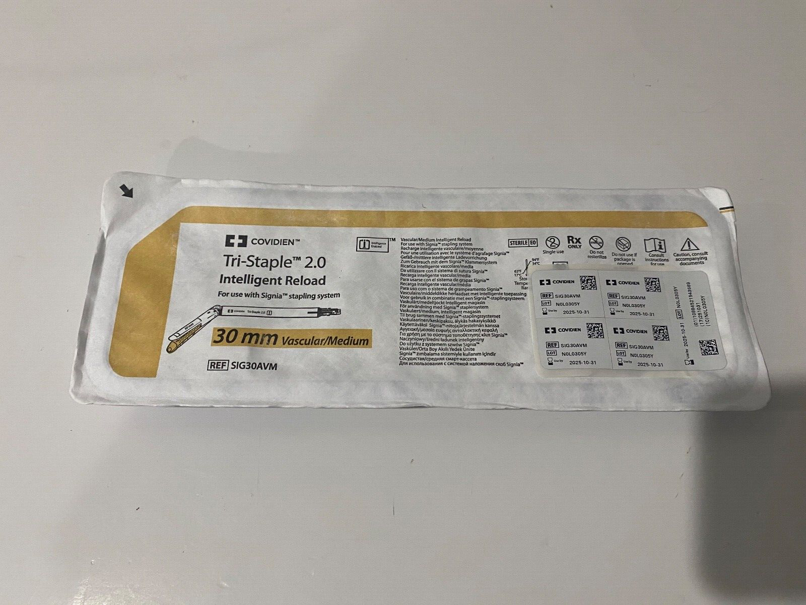 Covidien Tri-staple 2.0 Reload SIG30AVM Expires 2025-10-31 | eBay