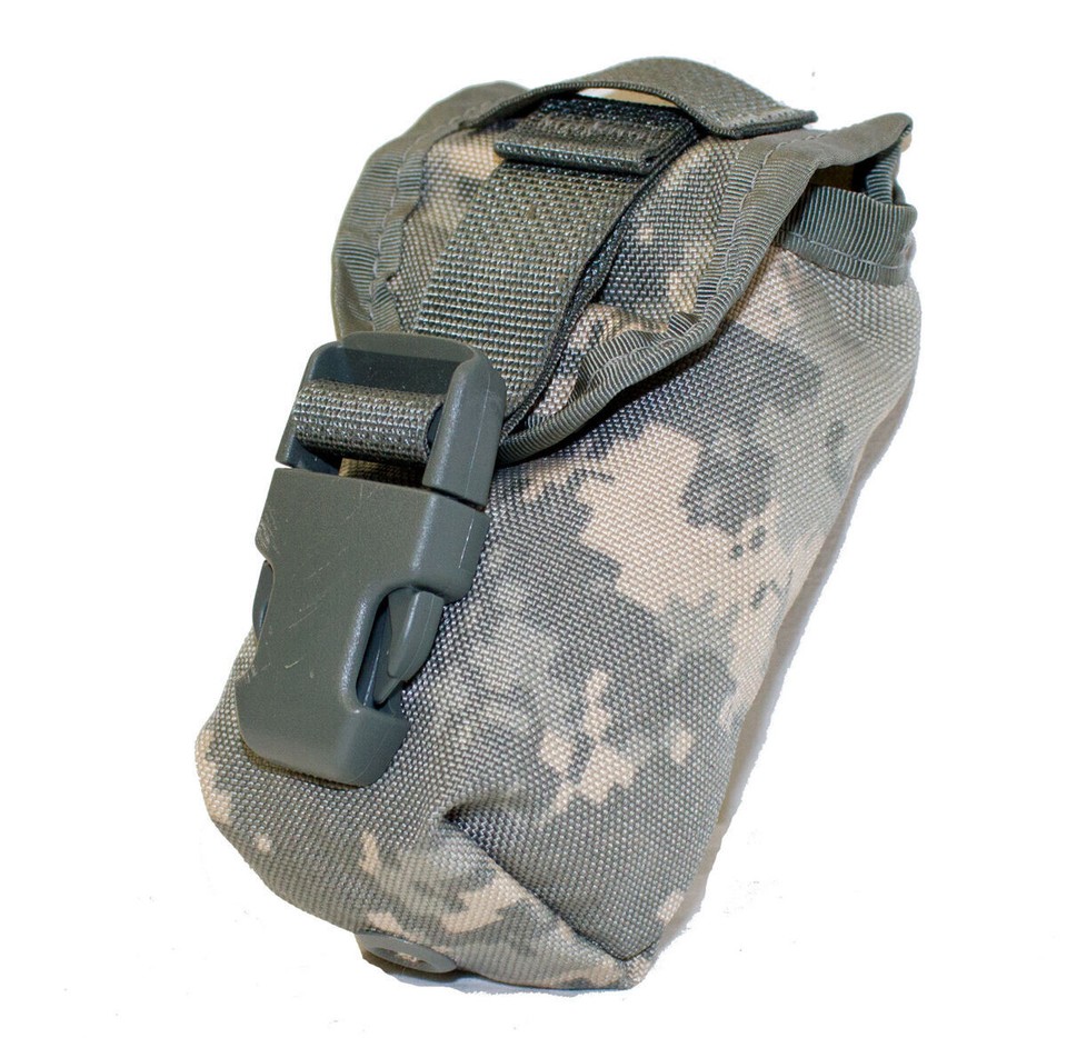 USGI ACU UCP Digital Camo Flash Bang Grenade Pouch Molle II TQ Holder ...
