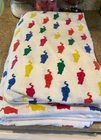 Twin Size Flannel Sheet Set No pillow Cases Cats | eBay