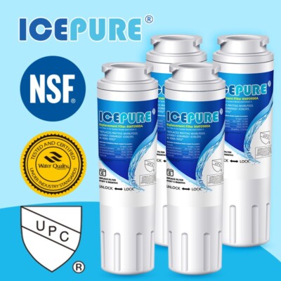 4 Pack Fit For UKF8001 Refresh R-9006 Amana ARB2257CSR Icepure Water ...
