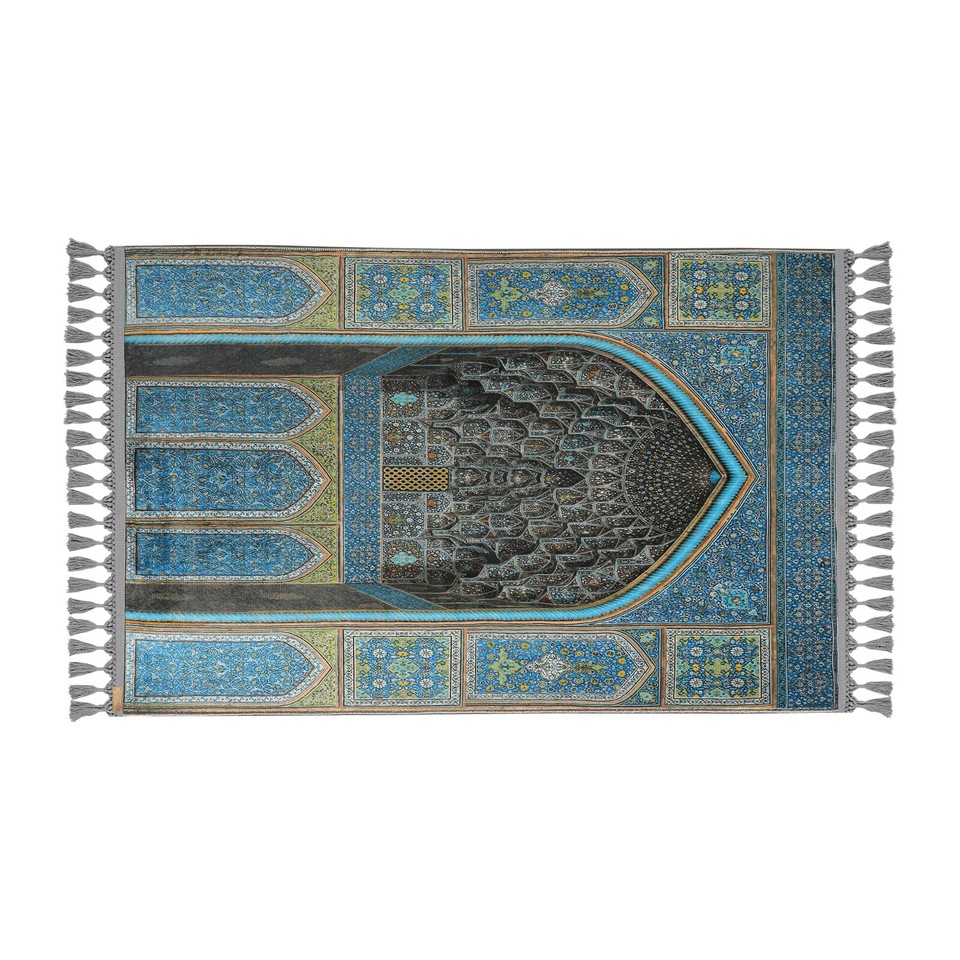 Custom Prayer Mat Personalized Islamic Rug Silky Soft Muslim Gift ...