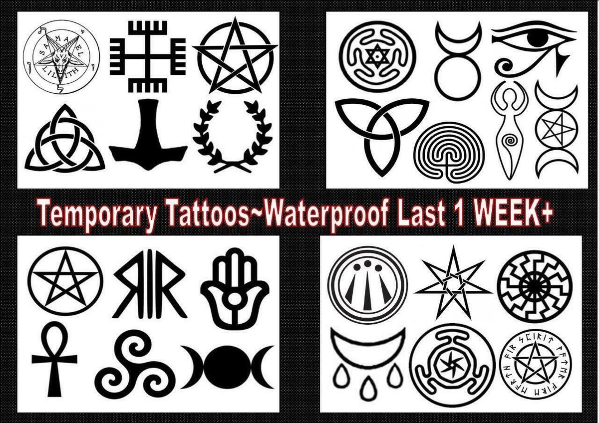 Wiccan Protection Symbol Tattoos