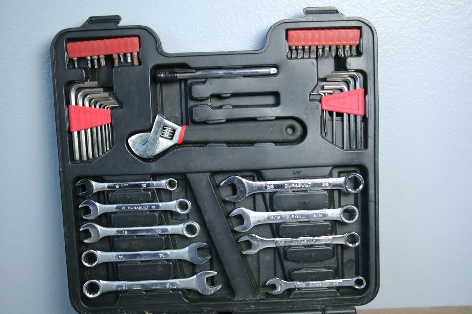 Durabuilt 88pc Mechanics All in one Tool Kit Sockets 3/8" ratchet ...
