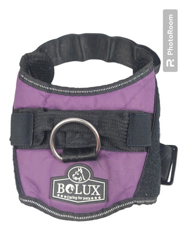 BOLUX Dog Harness Purple Size Large No-Pull Breathable Adjustable ...