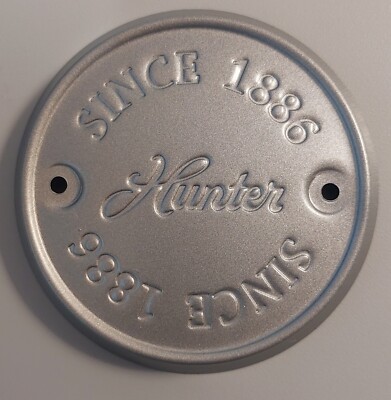Hunter "Since 1886" Ceiling Fan Badge - New Replacement | eBay