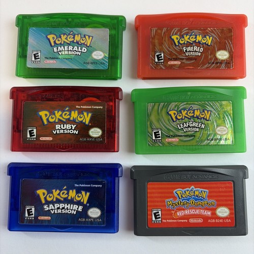 Pokemon Emerald Ruby Sapphire LeafGreen FireRed Version Mystery ...