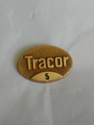 Tracor Company 5 Year Service Tie Tack Defense Electronics Contractor ...