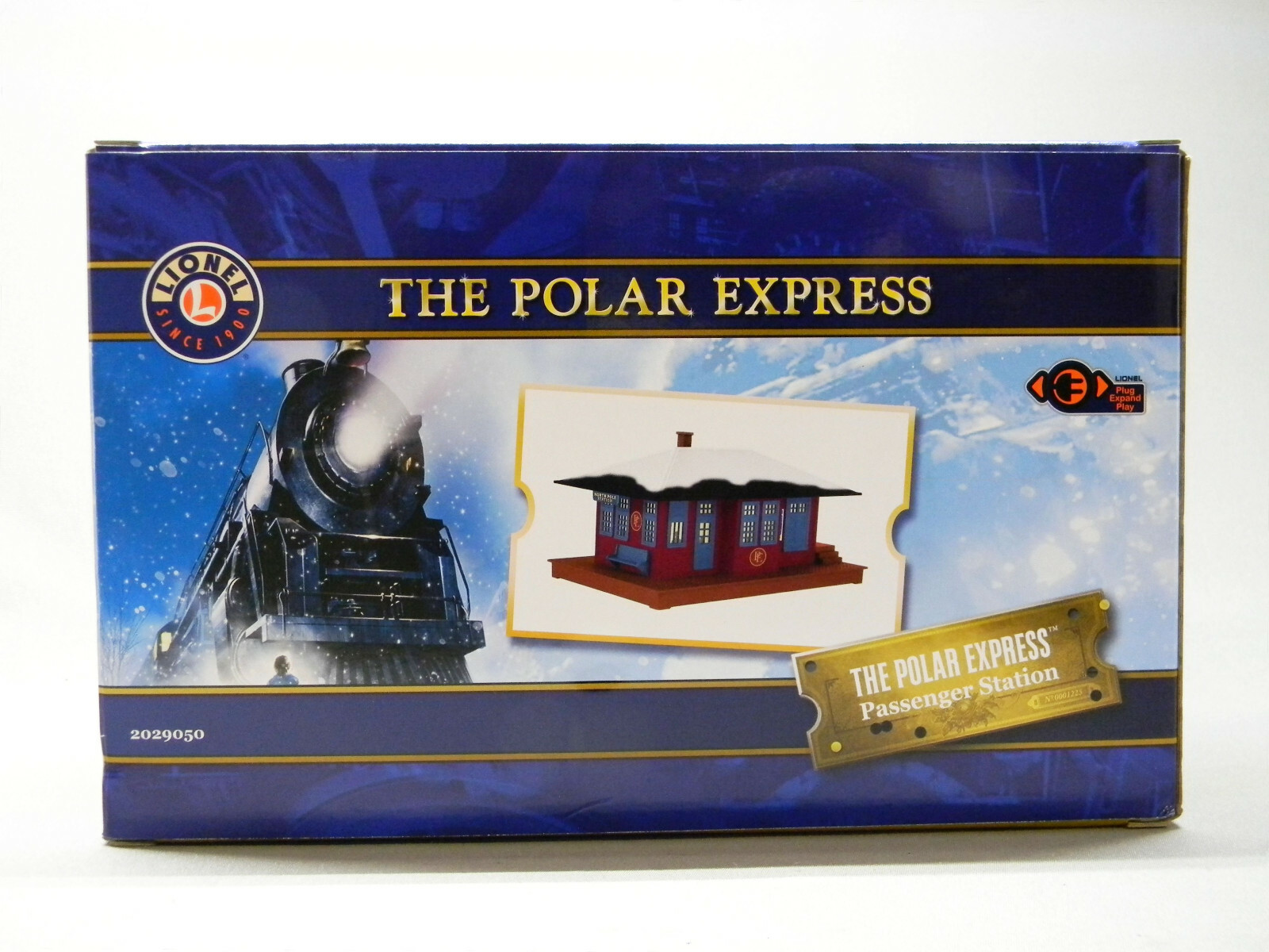 LIONEL 2029050 THE POLAR EXPRESS PASSENGER TRAIN STATION O GAUGE ...