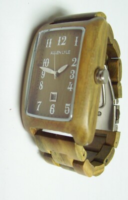 ALLEN LYLE WOOD WOODEN Watch | eBay