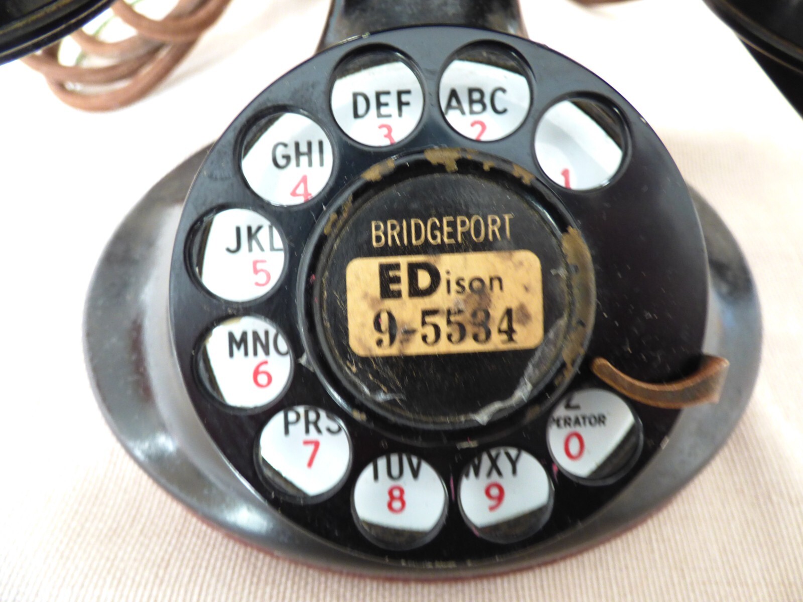 Antique Western Electric 202 Telephone w E1 handset & 4H dial | eBay
