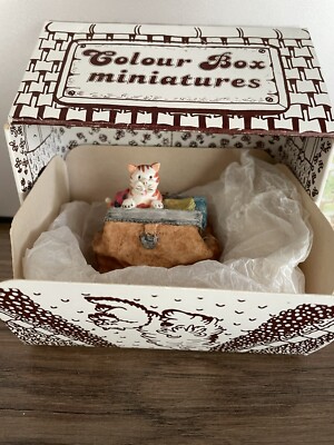 Peter Fagan Colour Box Cat Gladstone Bag Original Box | eBay