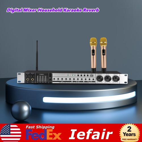 Powered Bluetooth Karaoke Mixer Amplifier Amp SD, USB Digital Karaoke ...
