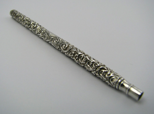 KOHN STERLING SILVER MECHANICAL PENCIL STERLING SILVER PENCIL ca1900s ...