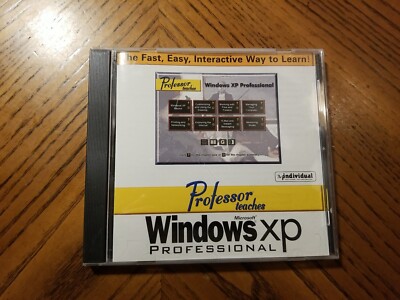 Professor teaches WINDOWS XP PROFESSIONAL PC CD-ROM | eBay