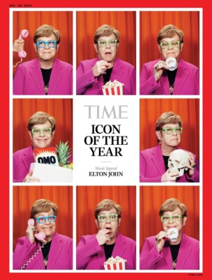 TIME MAGAZINE December 30 2024 Elton John Icon of The Year Music Legend ...
