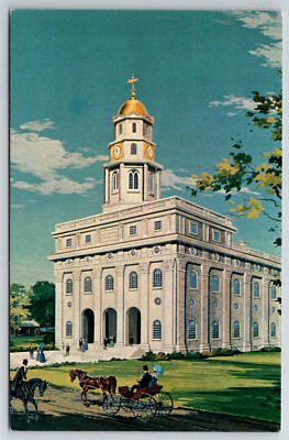 c1960s Nauvoo Temple Art William Weeks Vintage Postcard | eBay