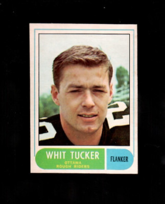 Whit Tucker 1968 O-Pee-Chee CFL Ottawa Rough Riders card # 23 | eBay