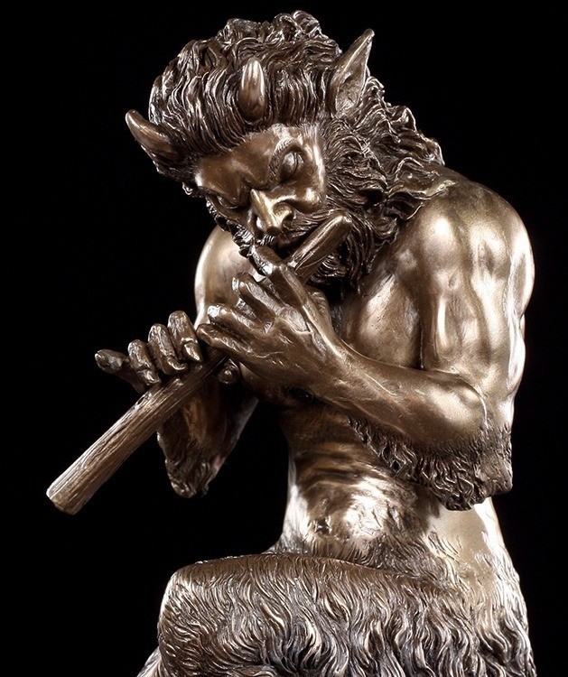 Fantasy Satyr Statue Standalone Greek Demon Decor Resin | eBay UK