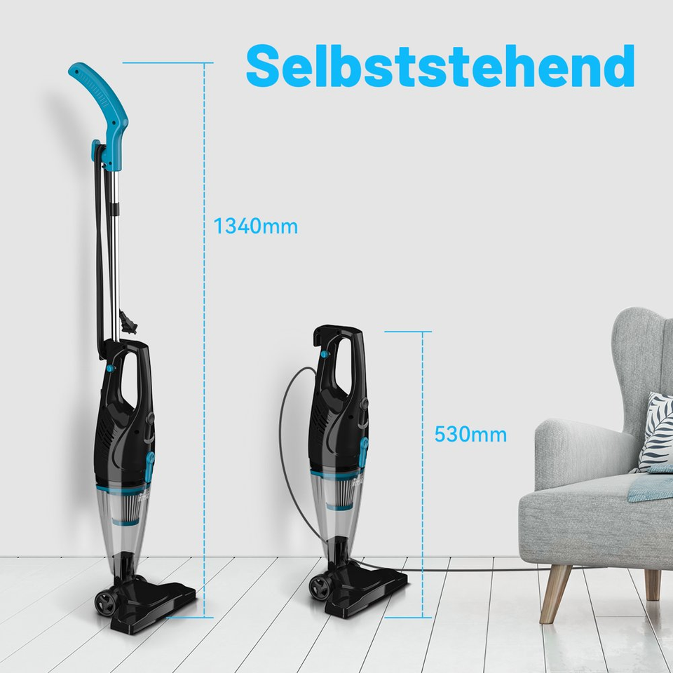 R3S Corded Stick Vacuum Cleaner & Hand Vacuum Cleaner-Cable 2 in 1 ...