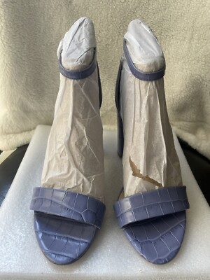 womens sam edelman 4 inch heel sandal dusty violet/8.5 | eBay