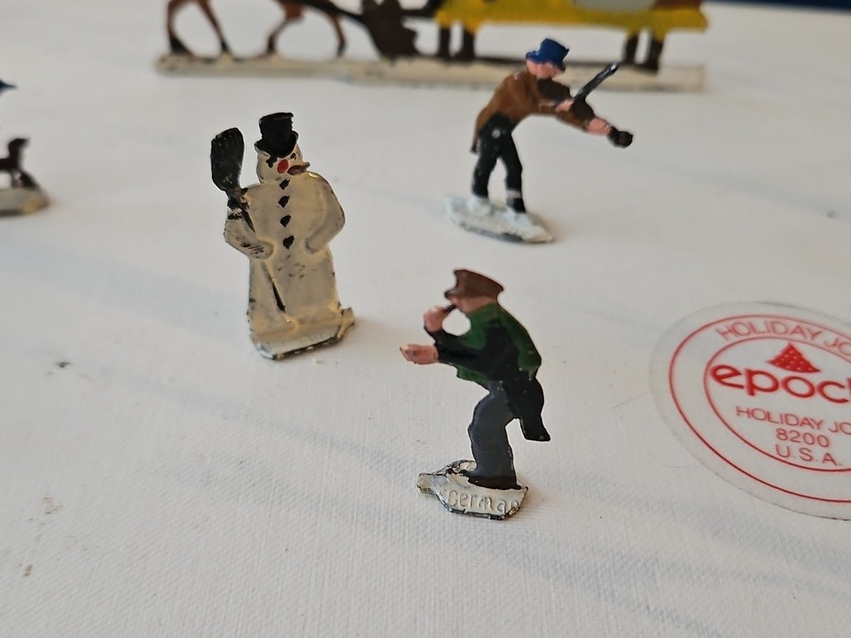 Hans Heinrichsen 18 Flat Lead Figures Christmas German Winter Plus ...