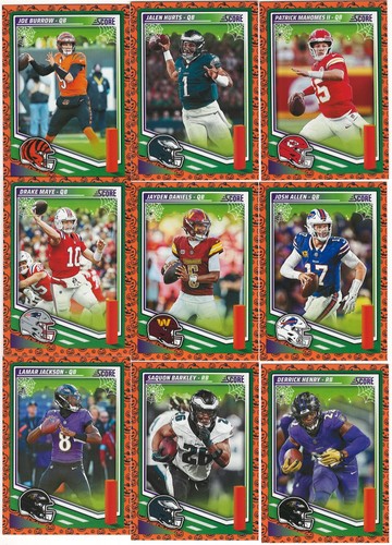 2025 Score football Complete Score-A-Treat set (400) with 100 RC Ward ...