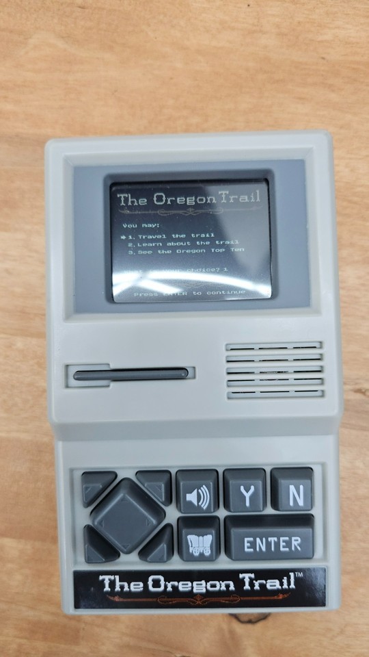 The Oregon Trail Handheld Electronic Video Game 2017 Color & Sound ...