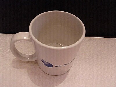 Vintage Blitz Research Inc. (BRI) Coffee Mug Cup Blue | eBay