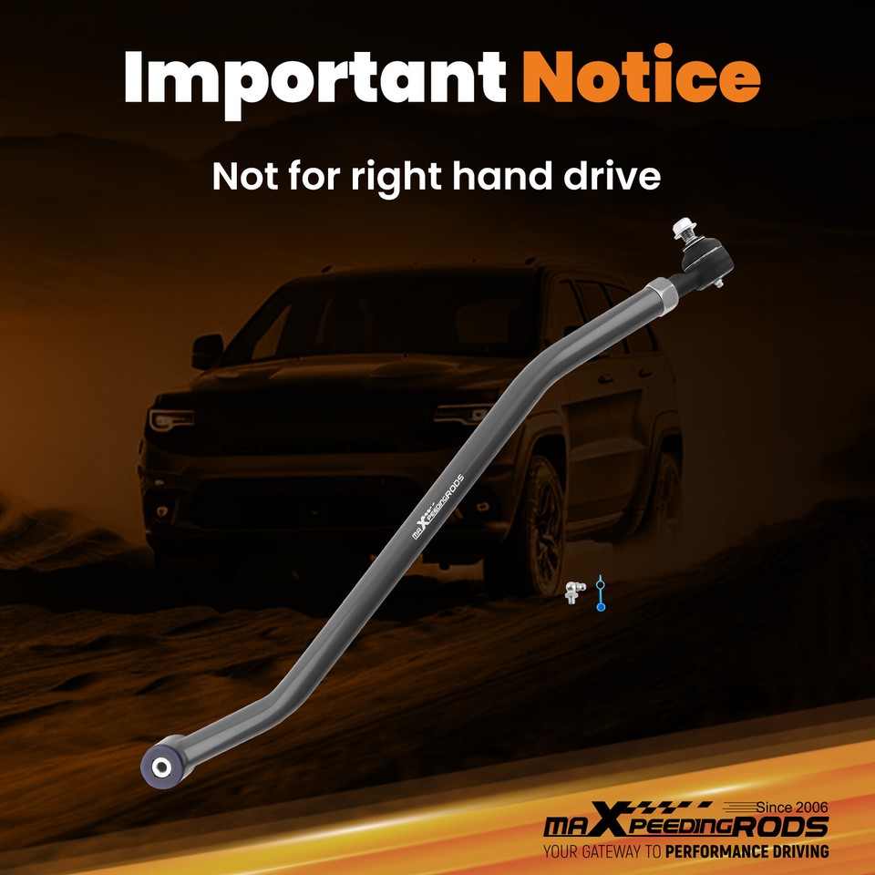 Adjustable Panhard Rod Track Bar for Jeep Cherokee XJ 1984-2001 w/1.5-4 ...