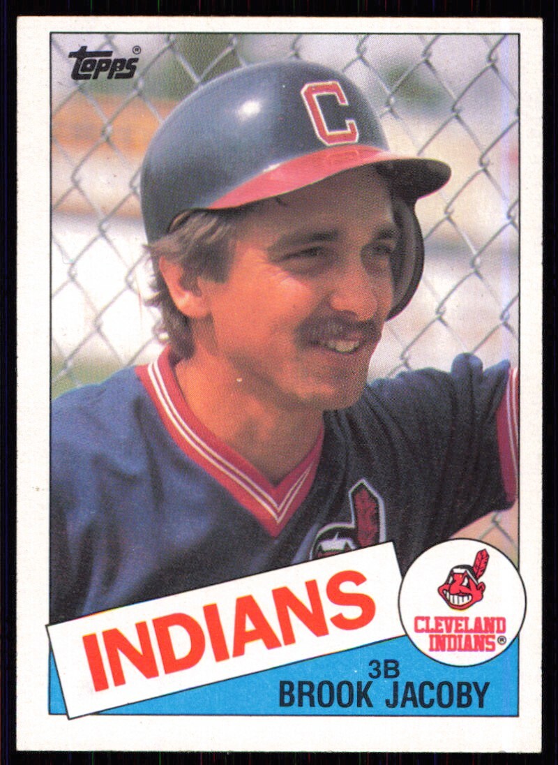 1985 Topps Brook Jacoby Cleveland Indians #327 | eBay