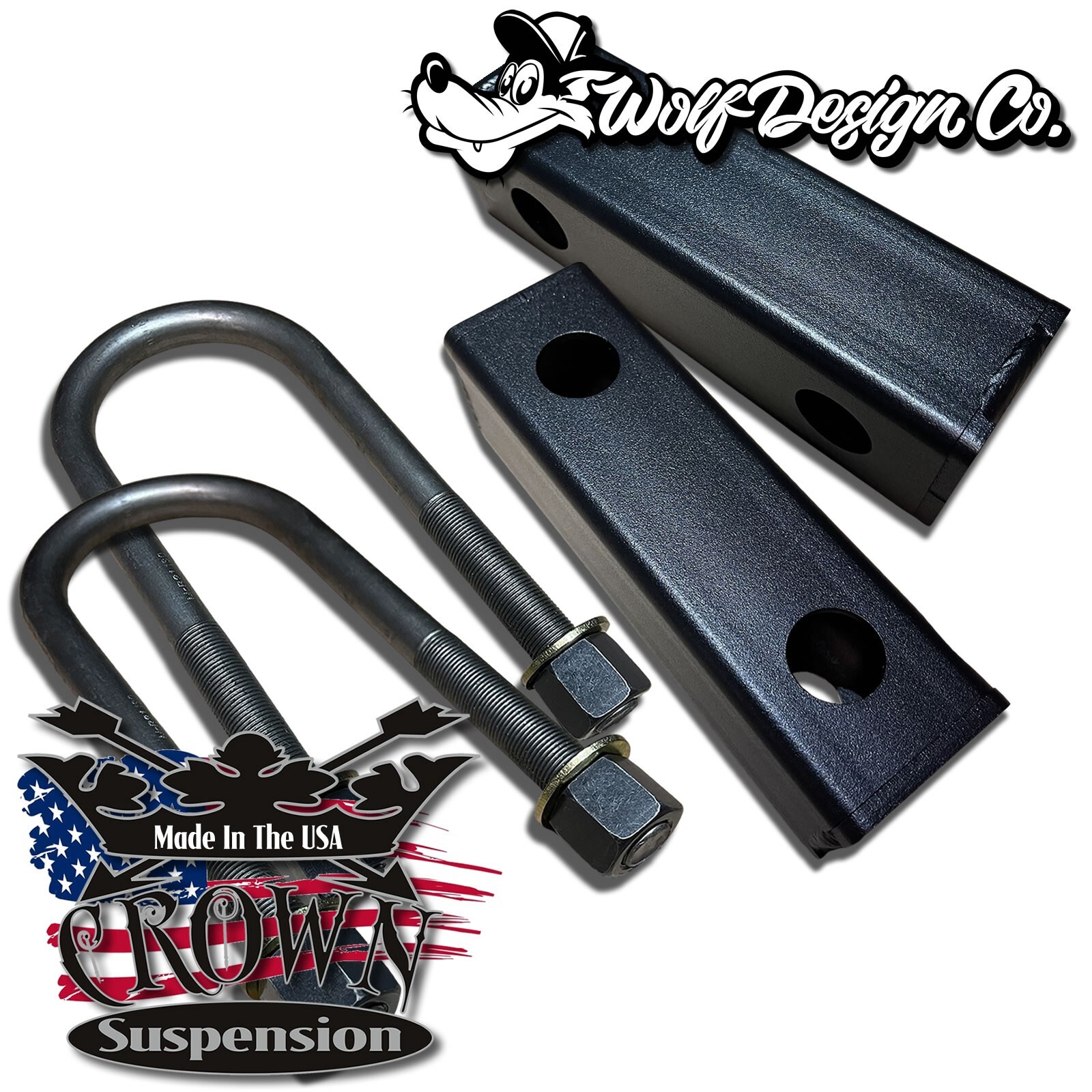 Lowering Blocks Rear 60-72 Chevy GMC C-10 / C-20 Truck w Coil Spring ...