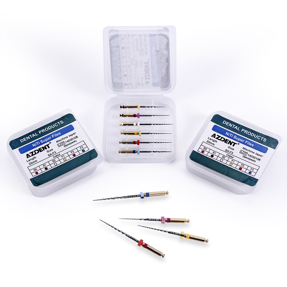 AZDENT Dental Endodontic Endo File X-Pro Gold Taper NITI Rotary Tip ...