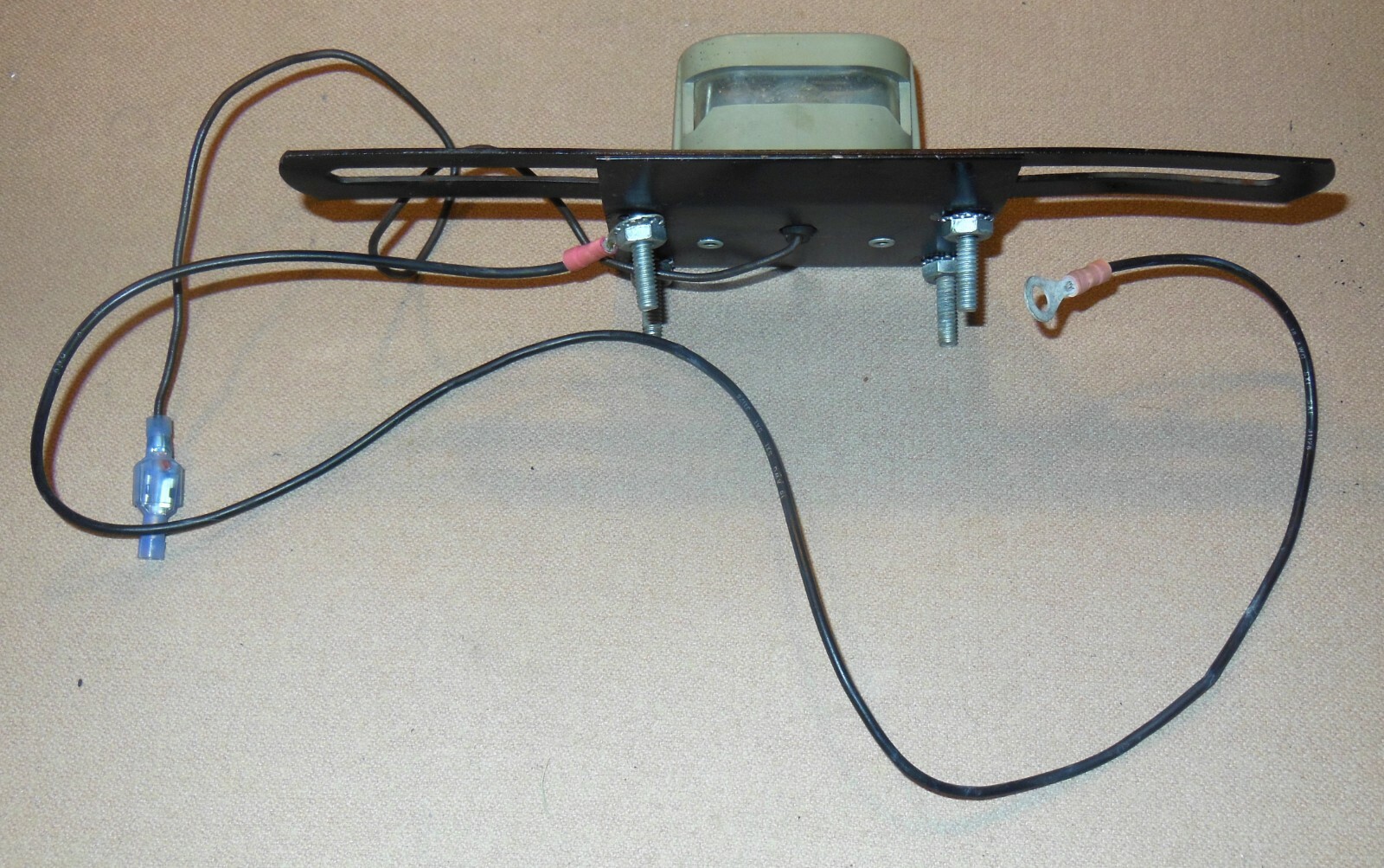 GEM Car License Plate Light wiring & bracket, Original Used Factory ...